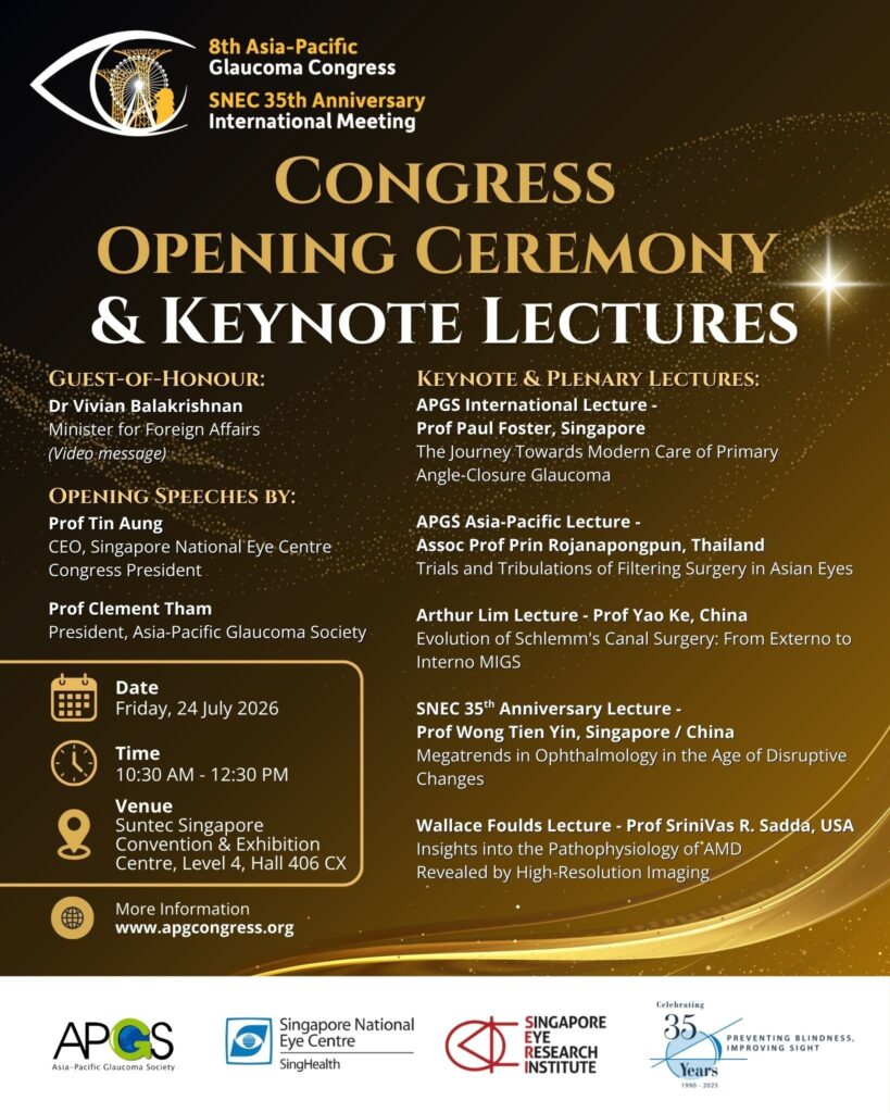 Congress Opening Ceremony - Asia-Pacific Glaucoma Congress 2026